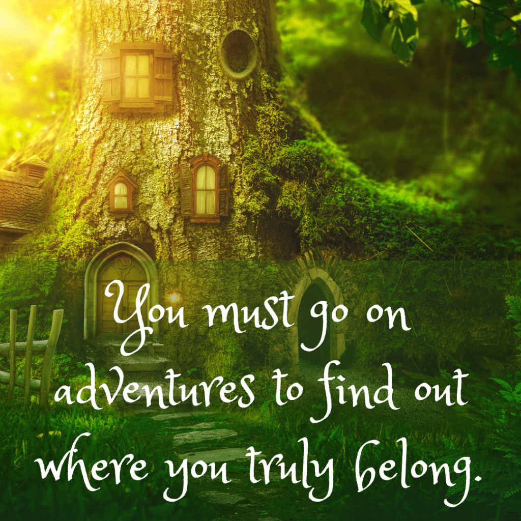 You must go on adventures to find out where you truly belong. - Mindset ...